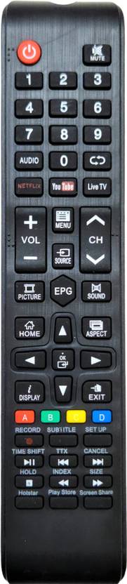 ERNIL LED Tv Remote Control Compatible With Netflix YouTube & LiveTv ...