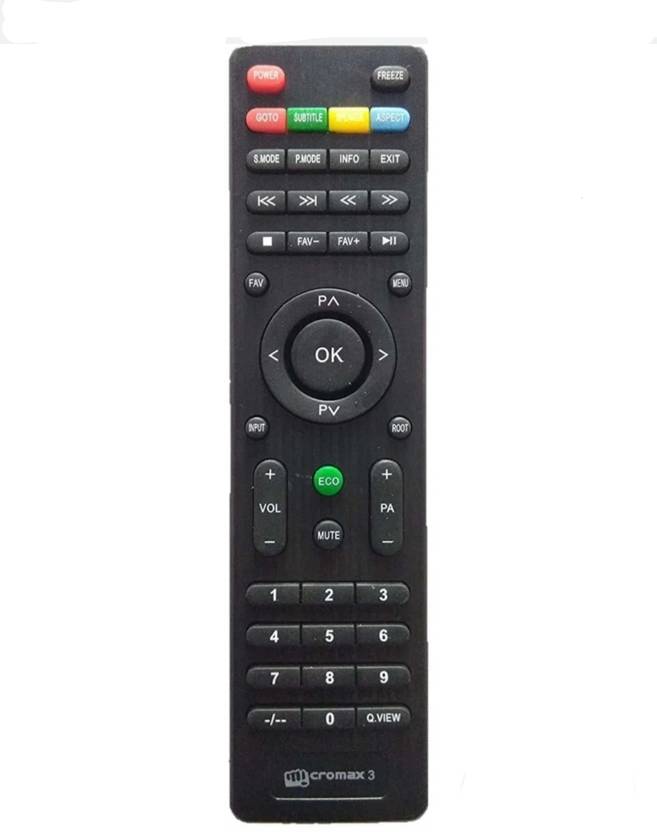 Paril ®54N TV REMOTE Compatible for Micromax Smart TV LCD/LED Remote ...
