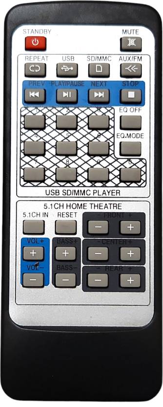 ERNIL Home Theater Remote Compatible With USB SD/MMC Player for ...