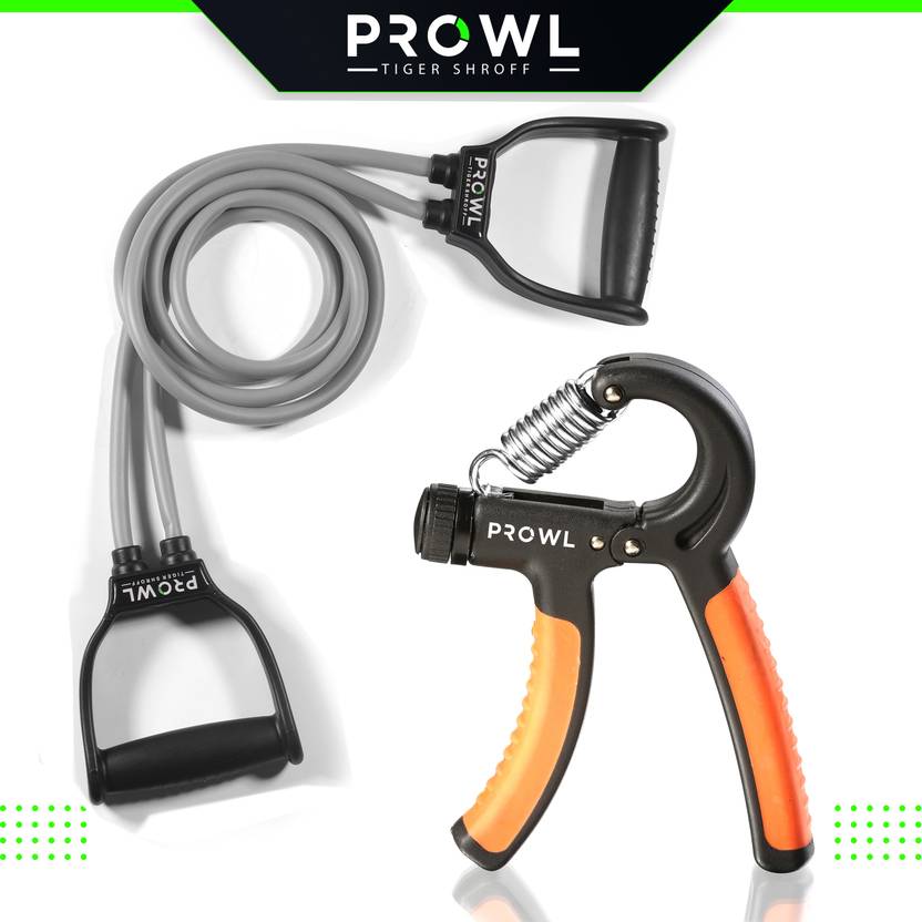 PROWL by Tiger Shroff Double Toning Resistance Tube & Hand Power ...