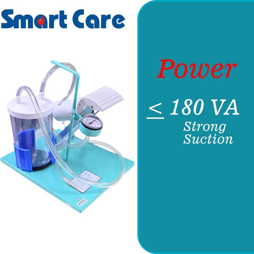 Smart Care SUCTION MACHINE FOOT OPERATED SINGLE BOTTLE SUCTION MACHINE ...