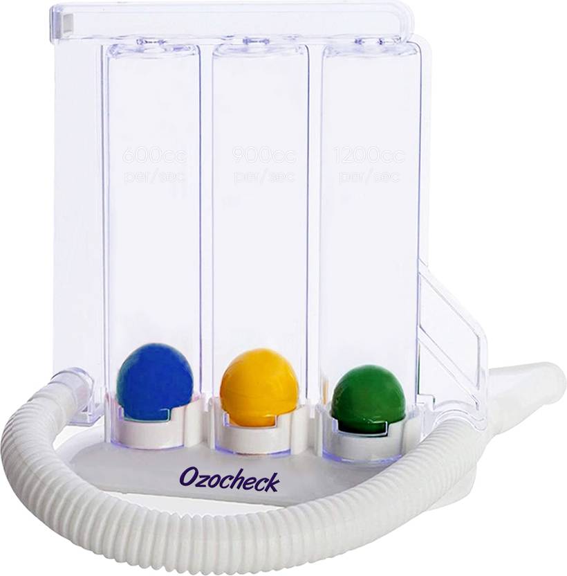Ozocheck Respiratory 3 Balls Lung Exerciser Spirometer device ...