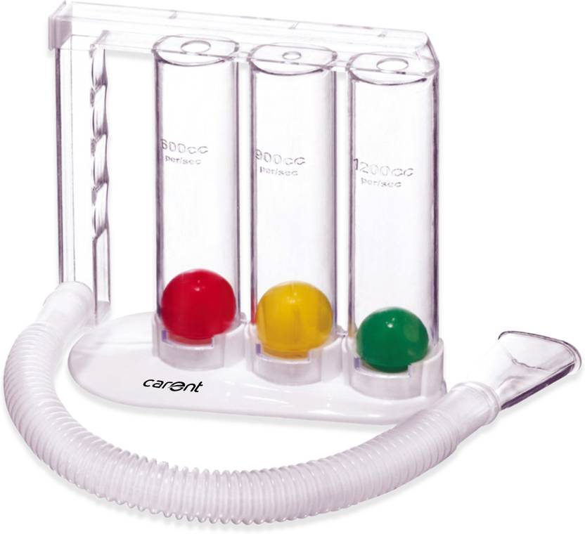 Carent Lungfit Respiratory 3 Balls Lung Exerciser Machine Lung ...
