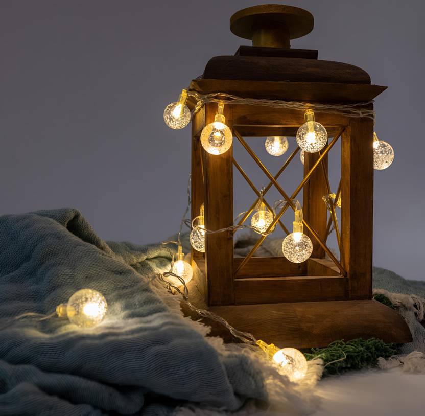 Urika Global 14 LEDs 4.2 m Yellow Steady Bulb Rice Lights Price in ...