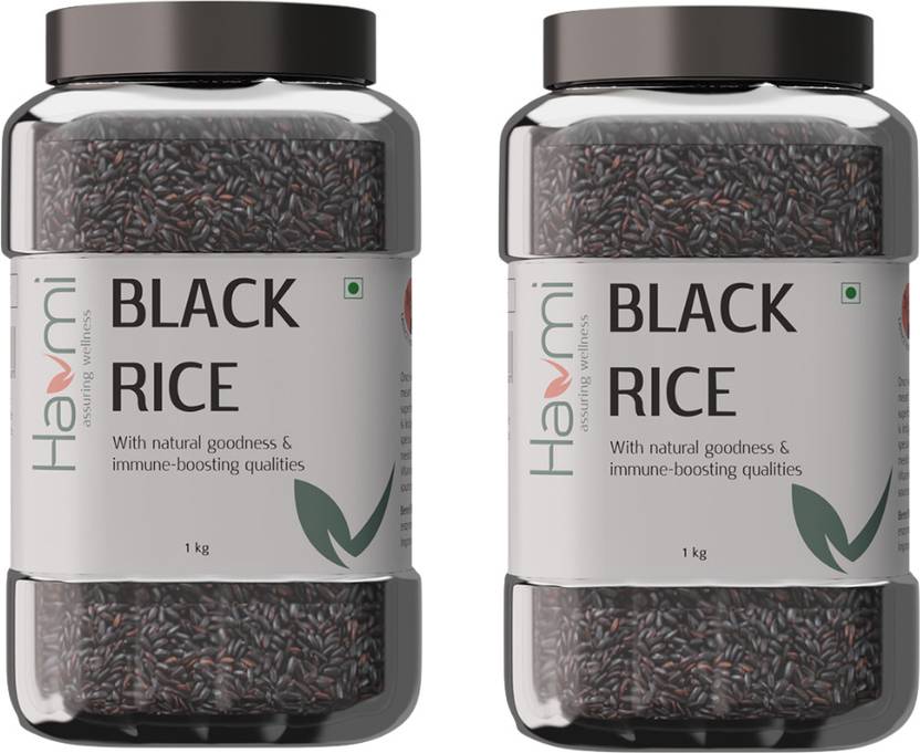 Havmi Black rice also called ‘forbidden rice’ or ‘emperor's rice combo ...