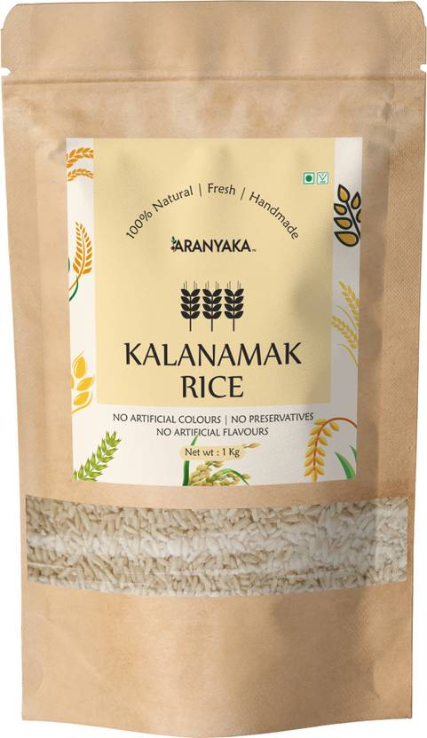 ARANYAKA Kalanamak Rice | 1kg | Naturally Scented Aromatic Rice|The Buddha Rice| Brown Raw Rice ...