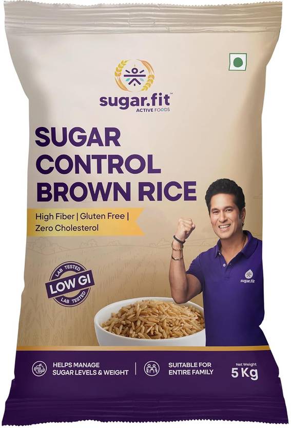 Sugar.fit Sugar Control Low GI Brown Rice | High Fiber, Gluten-Free ...