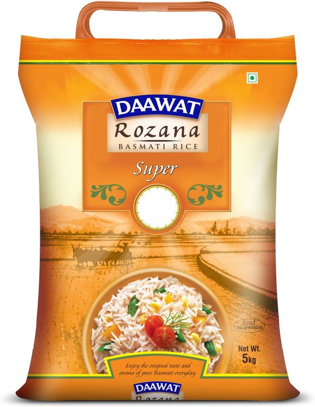 Daawat Rozana Super Basmati Rice (Medium Grain) Price in India - Buy ...