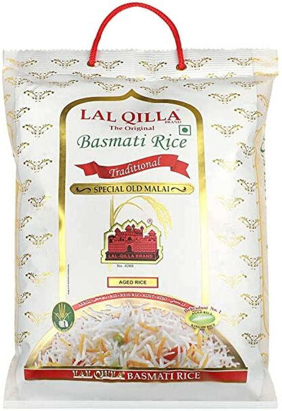 LAL QILLA OLD MALAI TRADITIONAL Basmati Rice (Long Grain, Polished ...