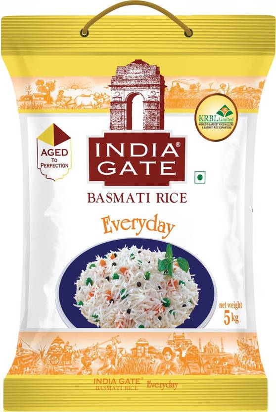 INDIA GATE All Rounder Everyday | Aged Rice | Fluffy & Non-Sticky ...