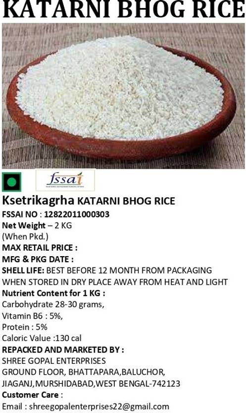 KSETRIKAGRHA KATARNI BHOG RICE - 2KG Katarni Rice (Full Grain) Price in ...