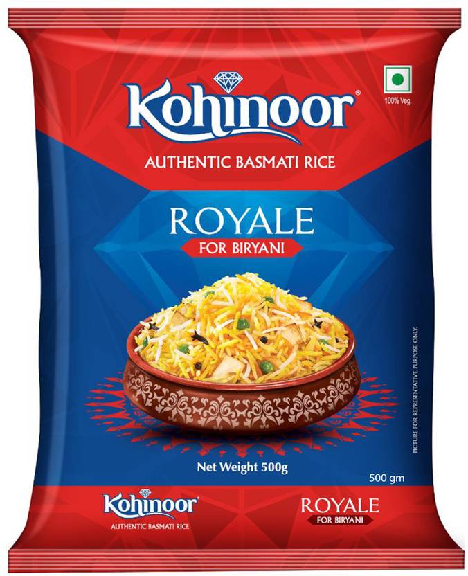 KOHINOOR Authentic Royale Special Biryani Basmati Rice (Long Grain ...