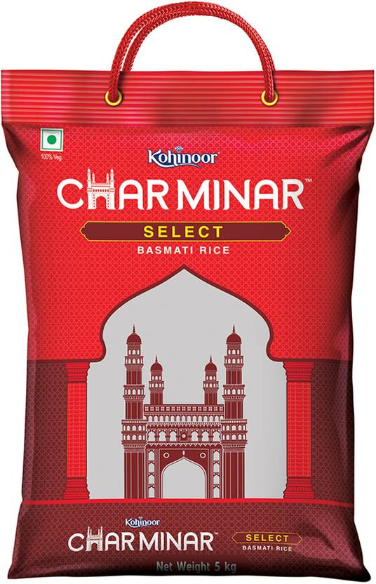 KOHINOOR Charminar Select Basmati Rice (Long Grain) Price in India ...