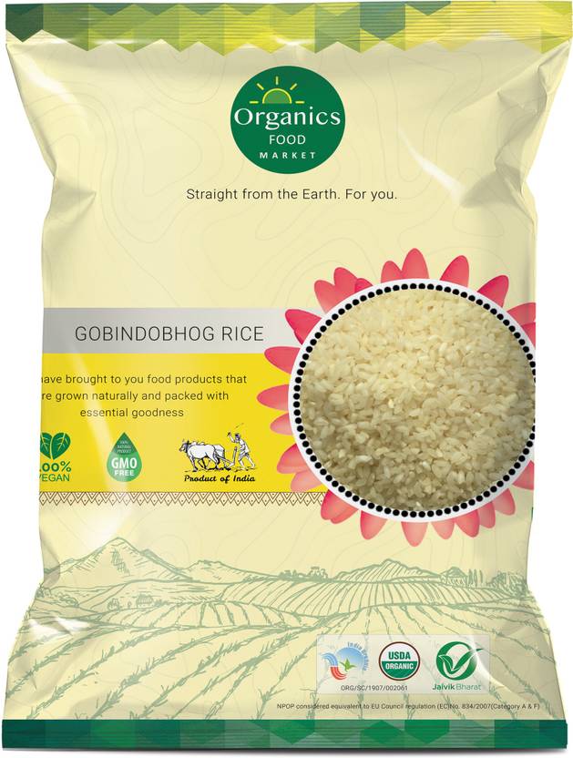 organics food market Gobindobhog Rice Gobindobhog Rice (Medium Grain ...
