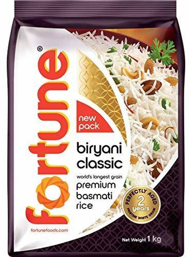 FORTUNE Biryani Classic Basmati Rice (Long Grain, Raw) Price in India ...