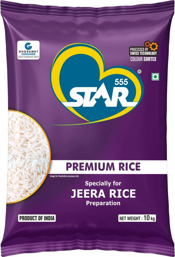 STAR 555 Rich Aromatic Rice Pouch | Extra Long & Fluffy Grains ...