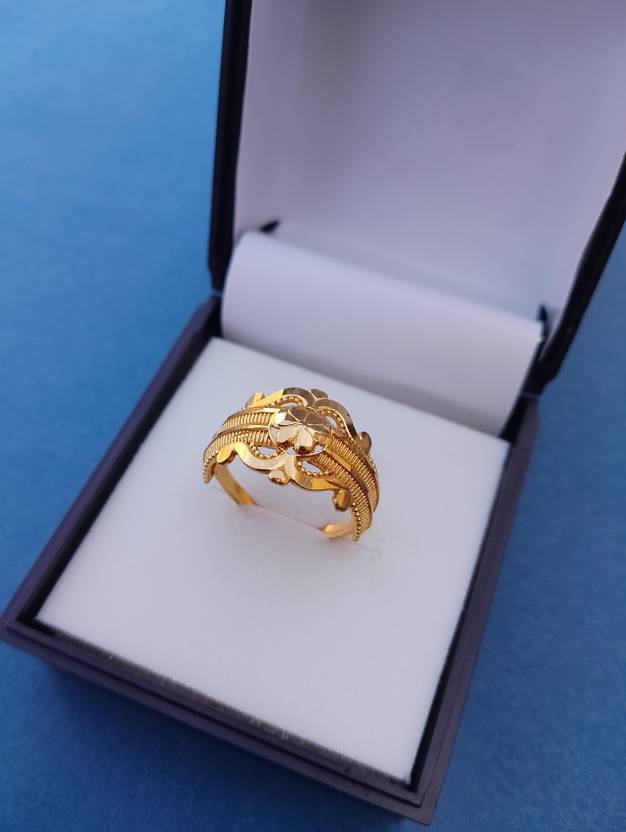 MIRAL Ful Standard Gold Ring For Women Alloy Gold Plated Ring Price in ...