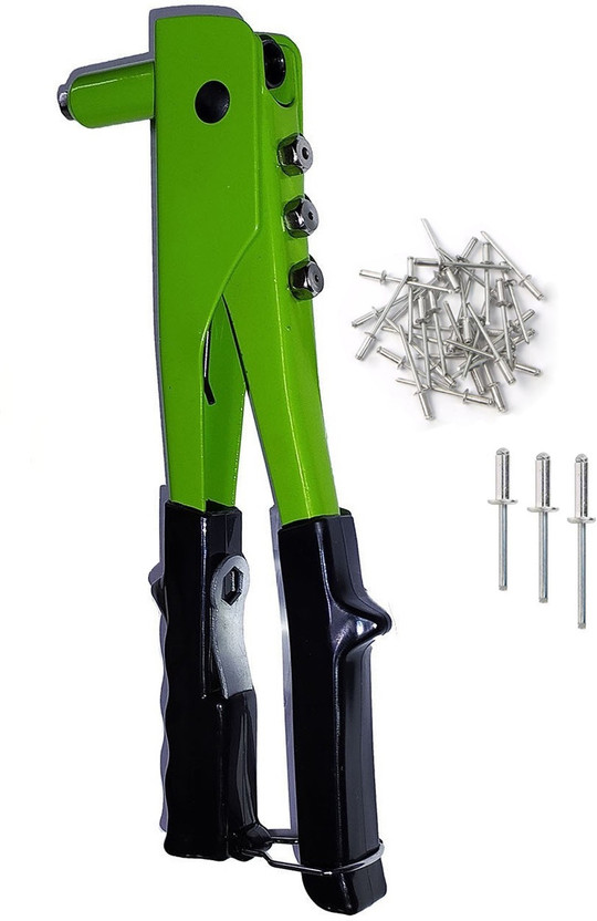 Rivet Gun 17" GARAGE LONG ARM HAND SQUEEZE POP BLIND RIVETER Rivet Tool ...