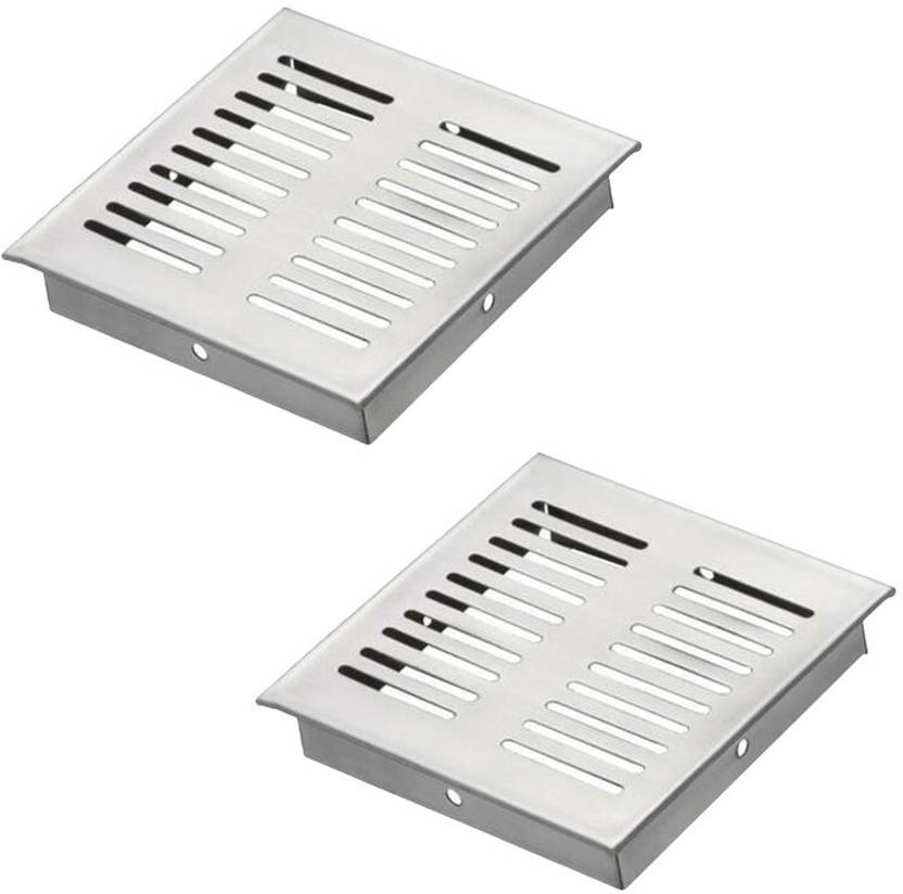 Rawk Stainless Steel Kitchen Jali & Ventilation Jali,Jali (Size:- 4" x ...