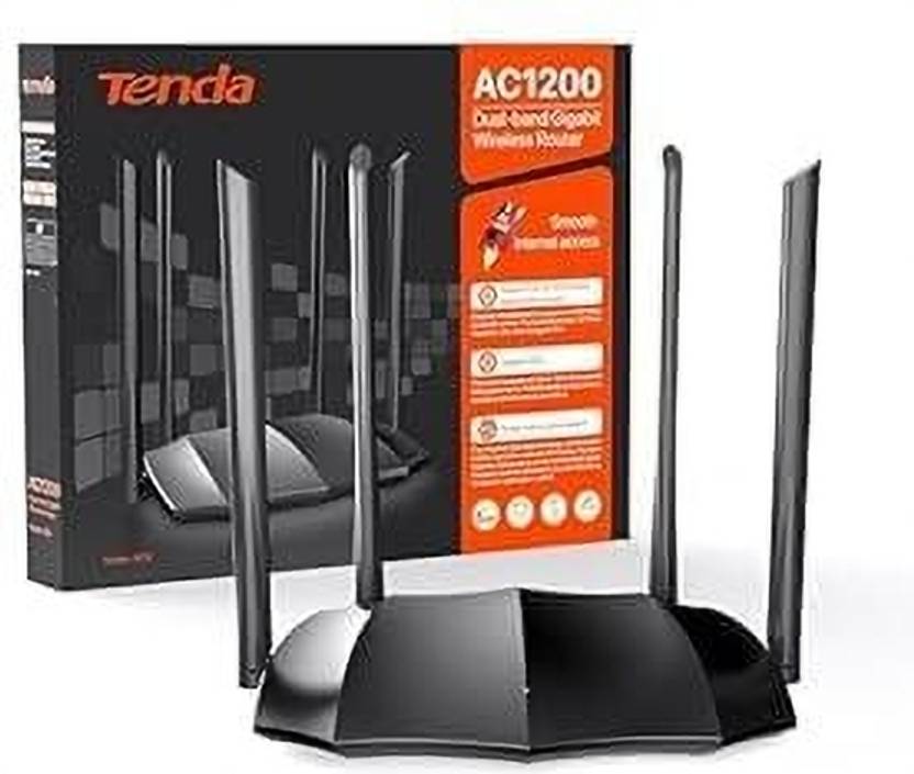 TENDA AC8 AC1200 MU-MIMO Wireless Gigabit Router, Router Antenna ...