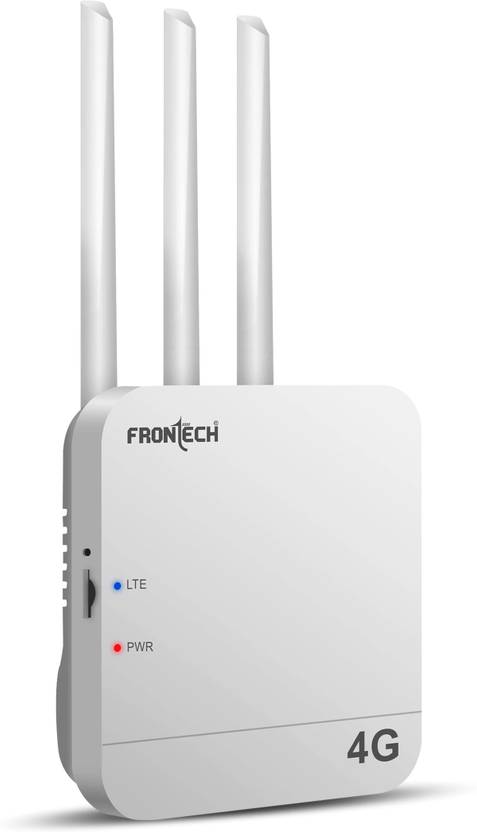 Frontech High-speed 4G WiFi router with 5G SIM support and three ...