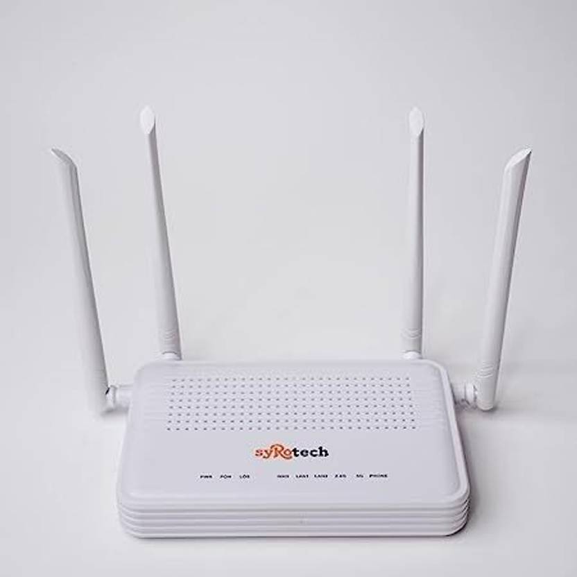 Syrotech gpon2010 4G Router 2.4 GHz, 5 GHz 1000 Mbps Wifi Speed Dual ...