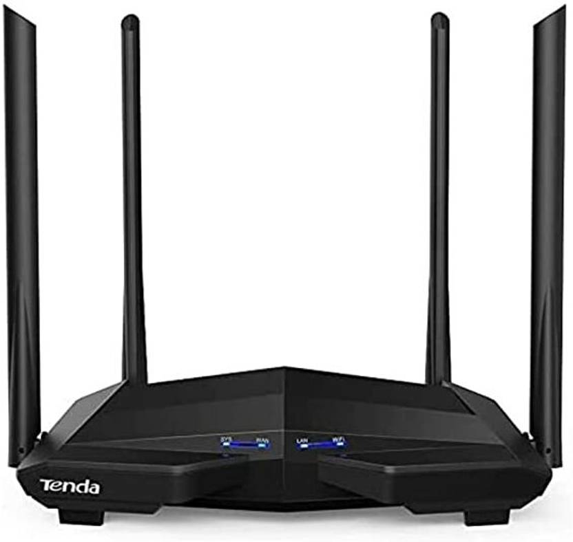 wireless tenda AC 10 Wireless Router 2.4 GHz, 5 GHz 1200 Mbps Wifi ...