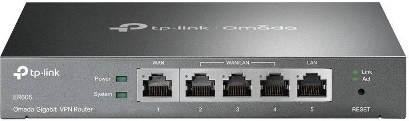 TP-Link ER605 (TL-R605) Omada Gigabit Router 0 GHz 1000 Mbps Wifi Speed ...