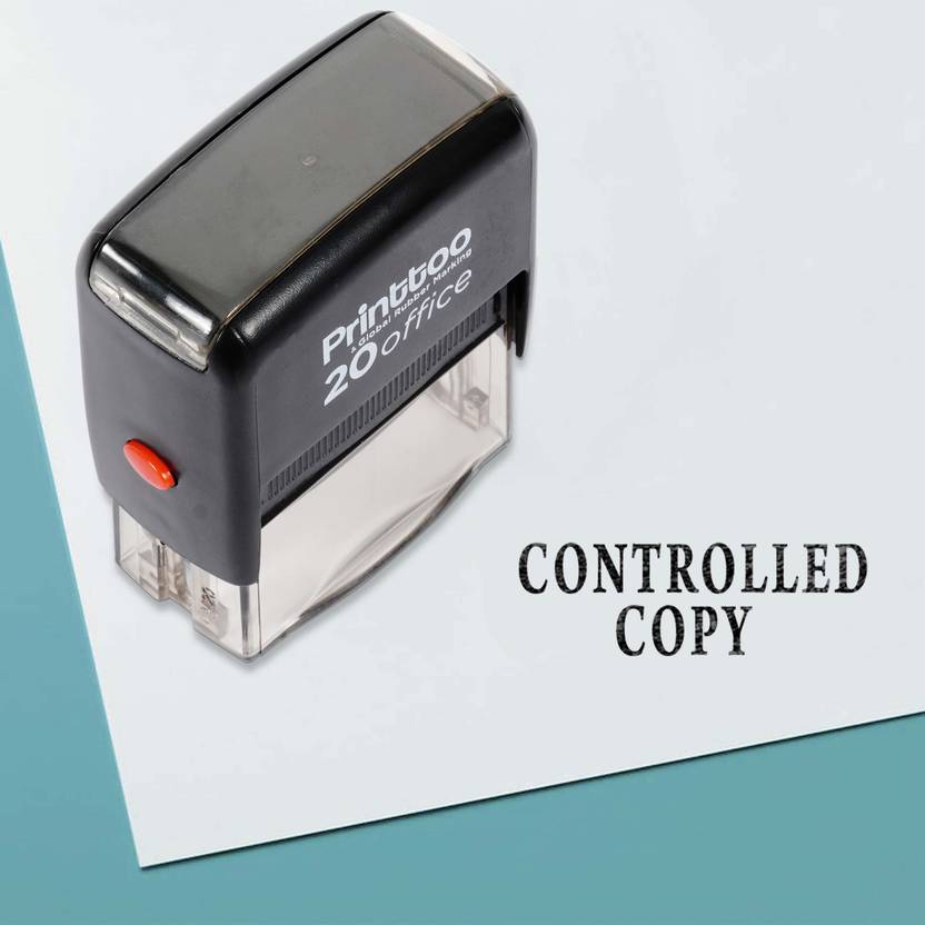 Printtoo Controlled Copy Self Inking Rubber Stamp Office Stationary ...