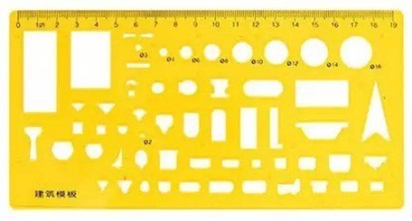 Flipkart.com | KNAFS 19CM Building templates Students Architectural ...