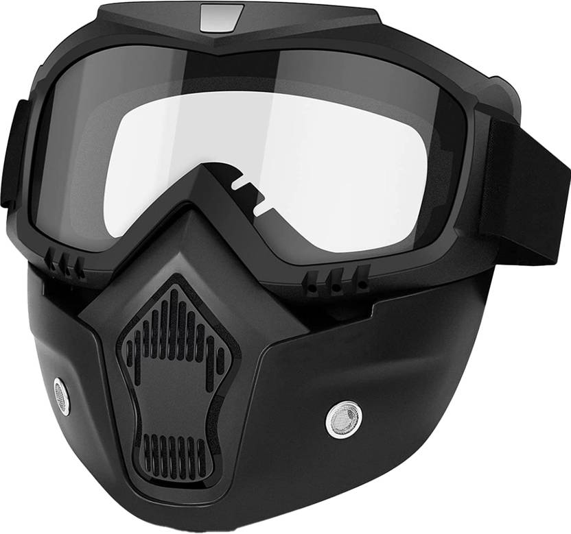 Moto Genius Goggle Face Mask Anti Scratch UV Protected Face & Eyewear ...