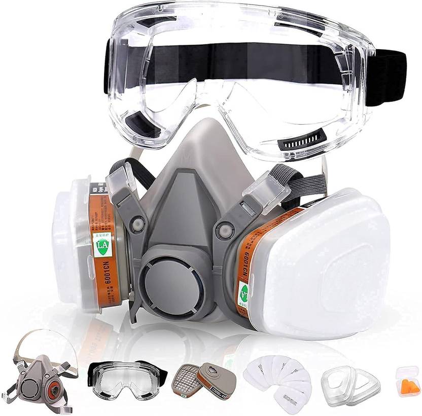 ZAZIVAR Reusable Half Face Cover Set 1012 Respirator Mask Reusable Half ...