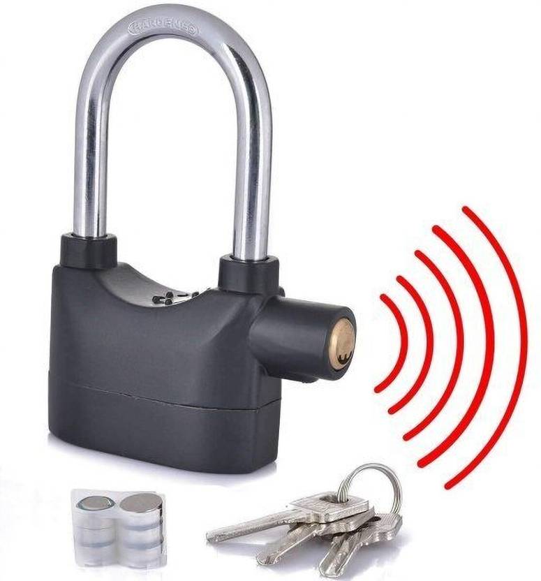 KRUTHU High Quality Alarm Lock Padlock Anti-Theft Security System Door ...