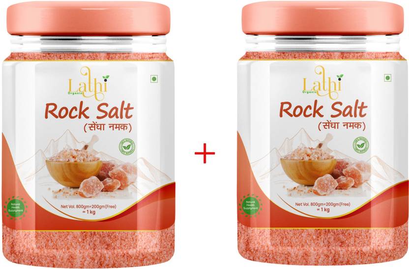 Lathi Organic Sendha Namak Vrat Namak Healthy Life,Low Sodium With 84 ...