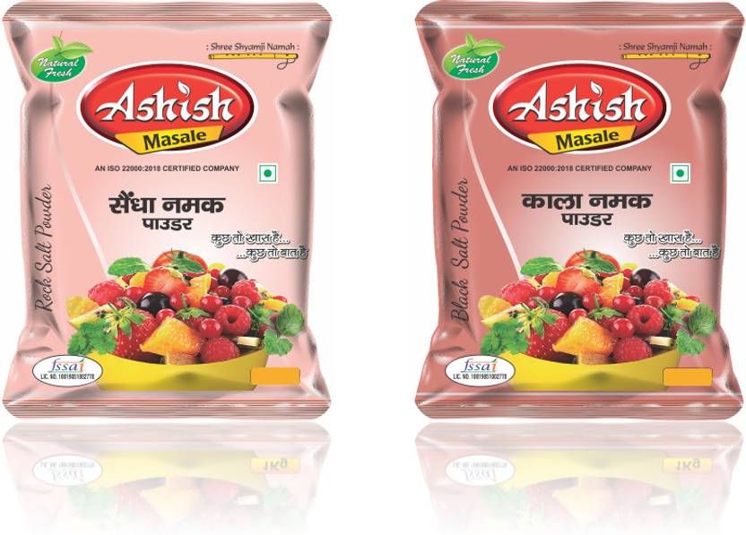 Ashish Masale Sendha Namak + Kala Namak Black Salt Price in India - Buy ...