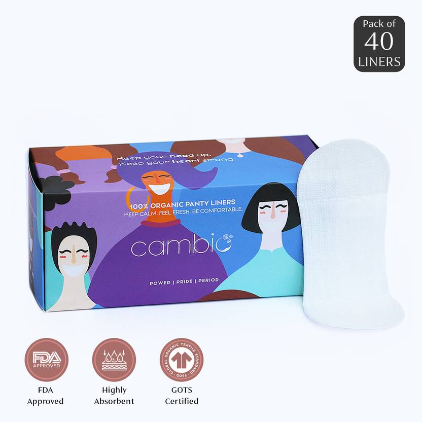 Cambio Panty Liners - for Vaginal Discharge,Period Spotting|3X ...