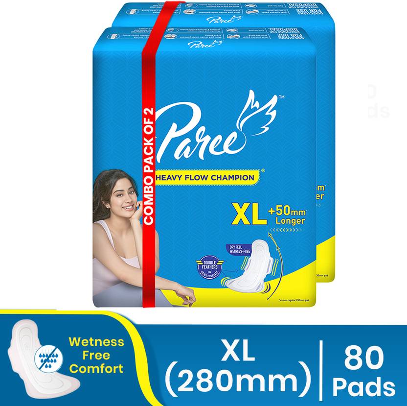 Paree Dry Feel XL with Leakage Protection & Quick Absorbption Sanitary ...