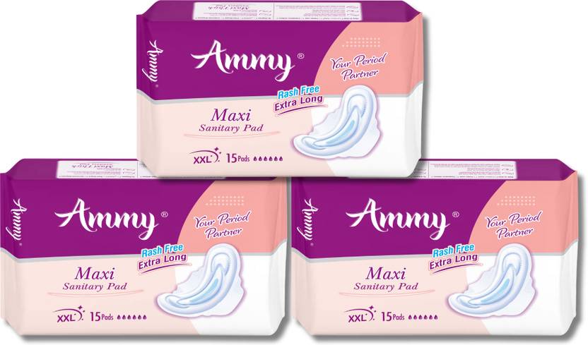Ammy Maxi Extra Long XXL Sanitary Pad | Buy Women Hygiene products ...