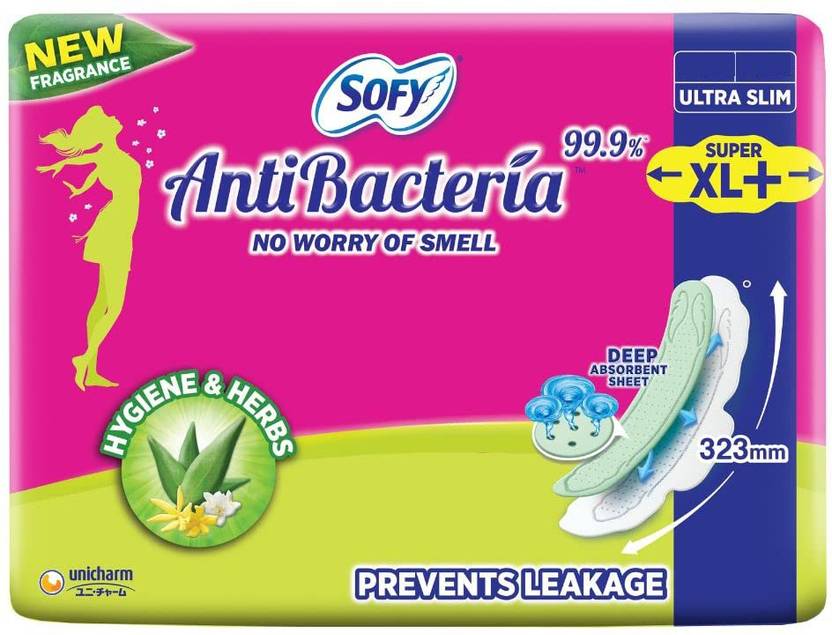 SOFY Antibacterial Pads XL+ - (53) Sanitary Pad | Buy Women Hygiene ...
