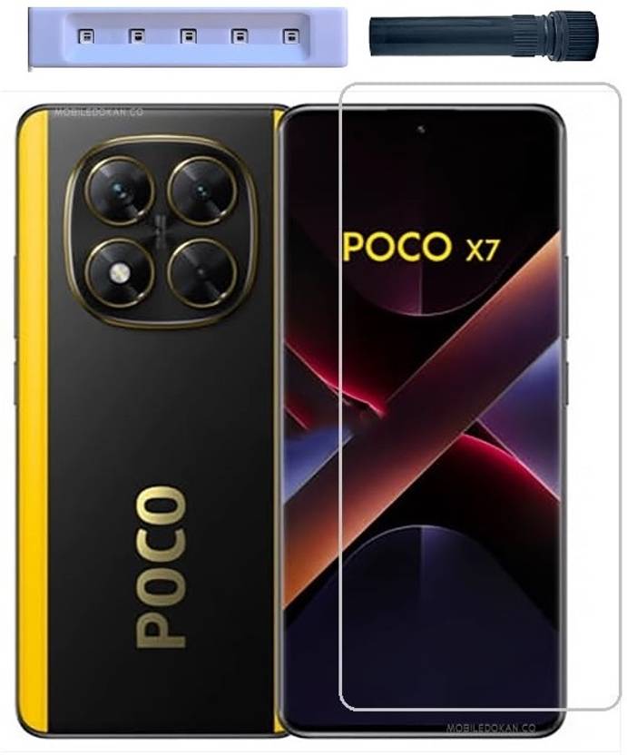 VALKAR Edge To Edge Tempered Glass for POCO X7 5G - VALKAR : Flipkart.com
