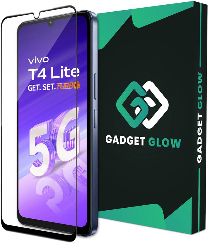 Gadget Glow Edge To Edge Tempered Glass for Vivo T4 Lite 5G, Vivo T4 ...
