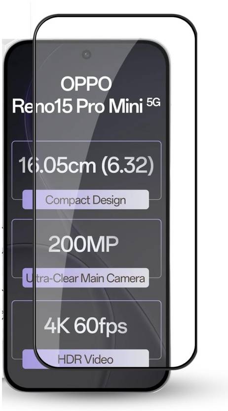 PABVO Edge To Edge Tempered Glass for OPPO Reno15 Pro Mini 5G - PABVO ...
