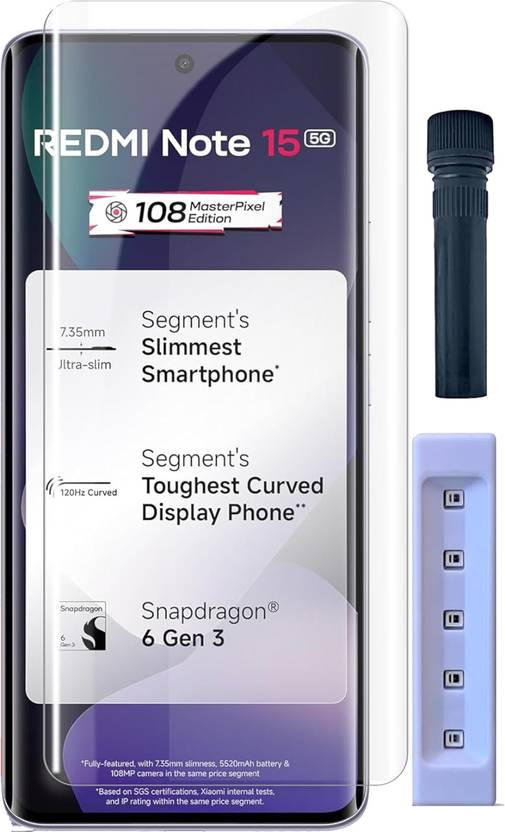 NKCASE Edge To Edge Tempered Glass for Redmi Note 15 5G - NKCASE ...