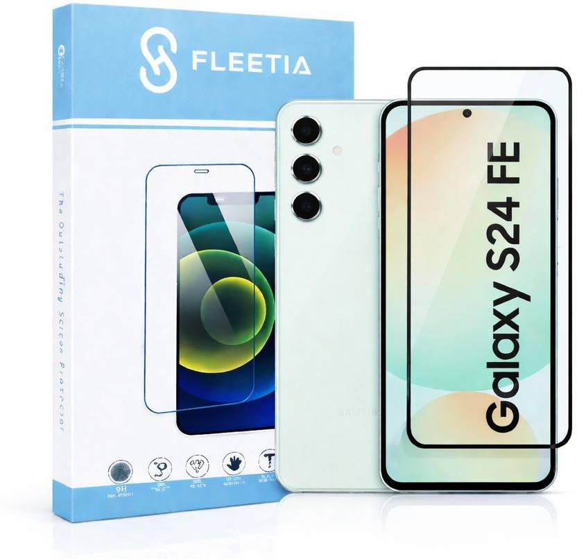 FLEETIA Edge To Edge Tempered Glass for Samsung Galaxy S24 FE 5G ...