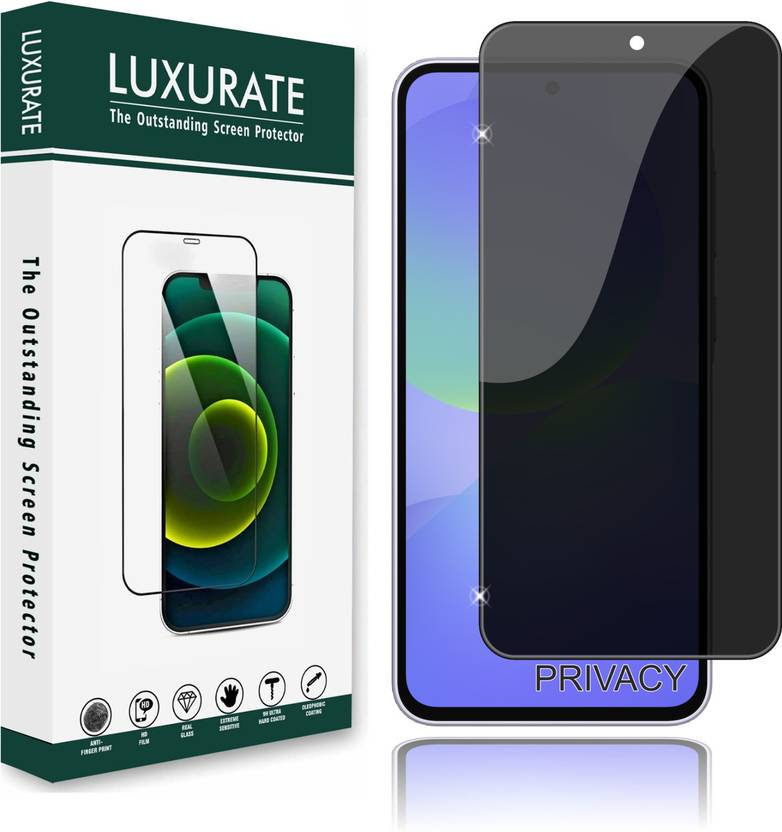 LUXURATE Edge To Edge Tempered Glass for vivo T4x 5G, Privacy / Anti ...