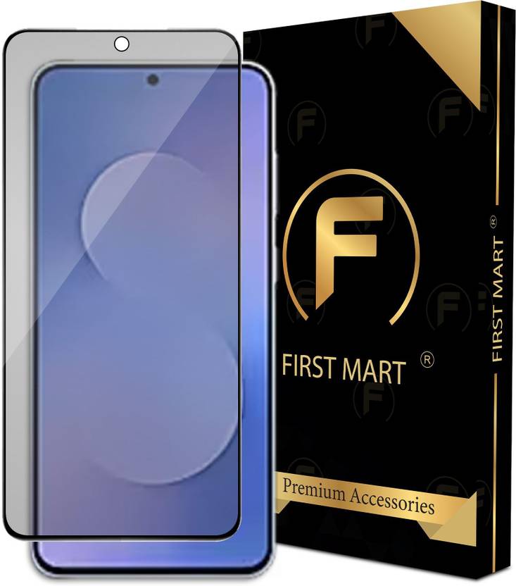 FIRST MART Edge To Edge Tempered Glass for Samsung S25 FE 5G, Samsung ...