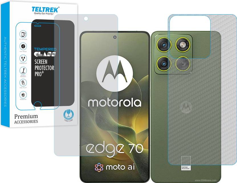 TELTREK Front and Back Screen Guard for Moto Edge 70 - TELTREK ...