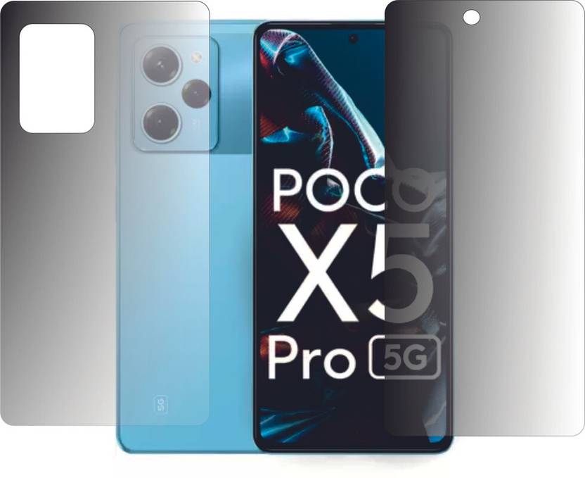 tempurglaze Front and Back Screen Guard for POCO X5 Pro, POCO X5 Pro 5G ...