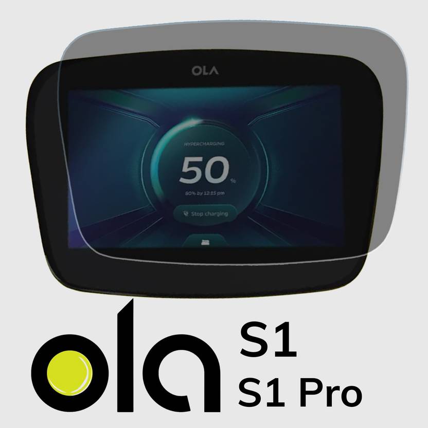 FCS Impossible Screen Guard for OLA S1 Pro, OLA Ola S1 EV, (Matte) Flexible Scooter Speedometer ...