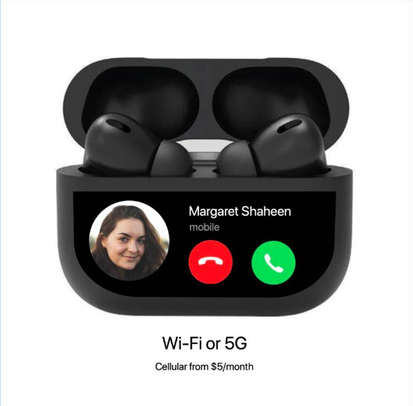 Earbuds THJDG Nano Glass for AirPods Pro 2nd Generation, with Display ...